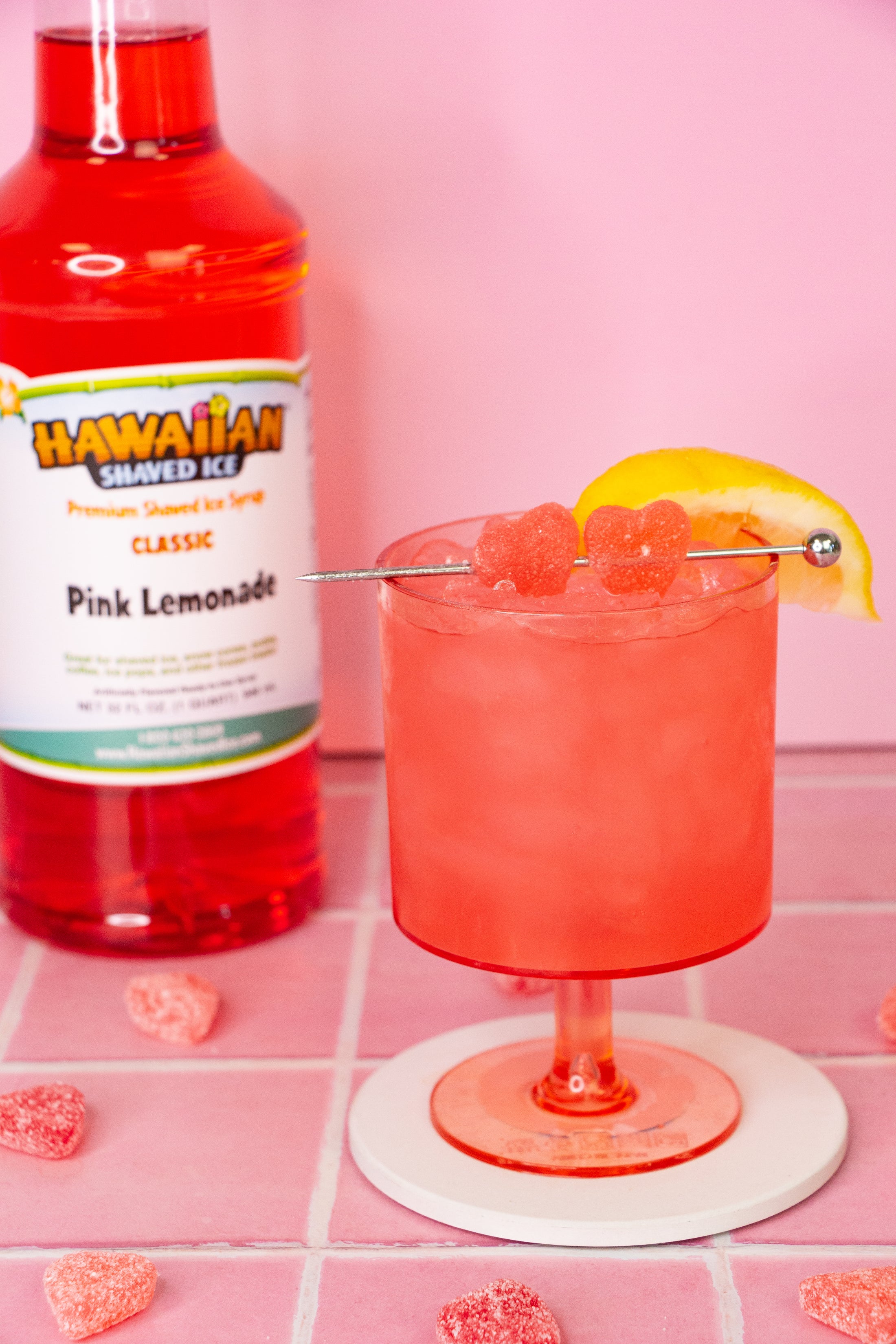 Pink Lemonade Spritzer – Hawaiian Shaved Ice