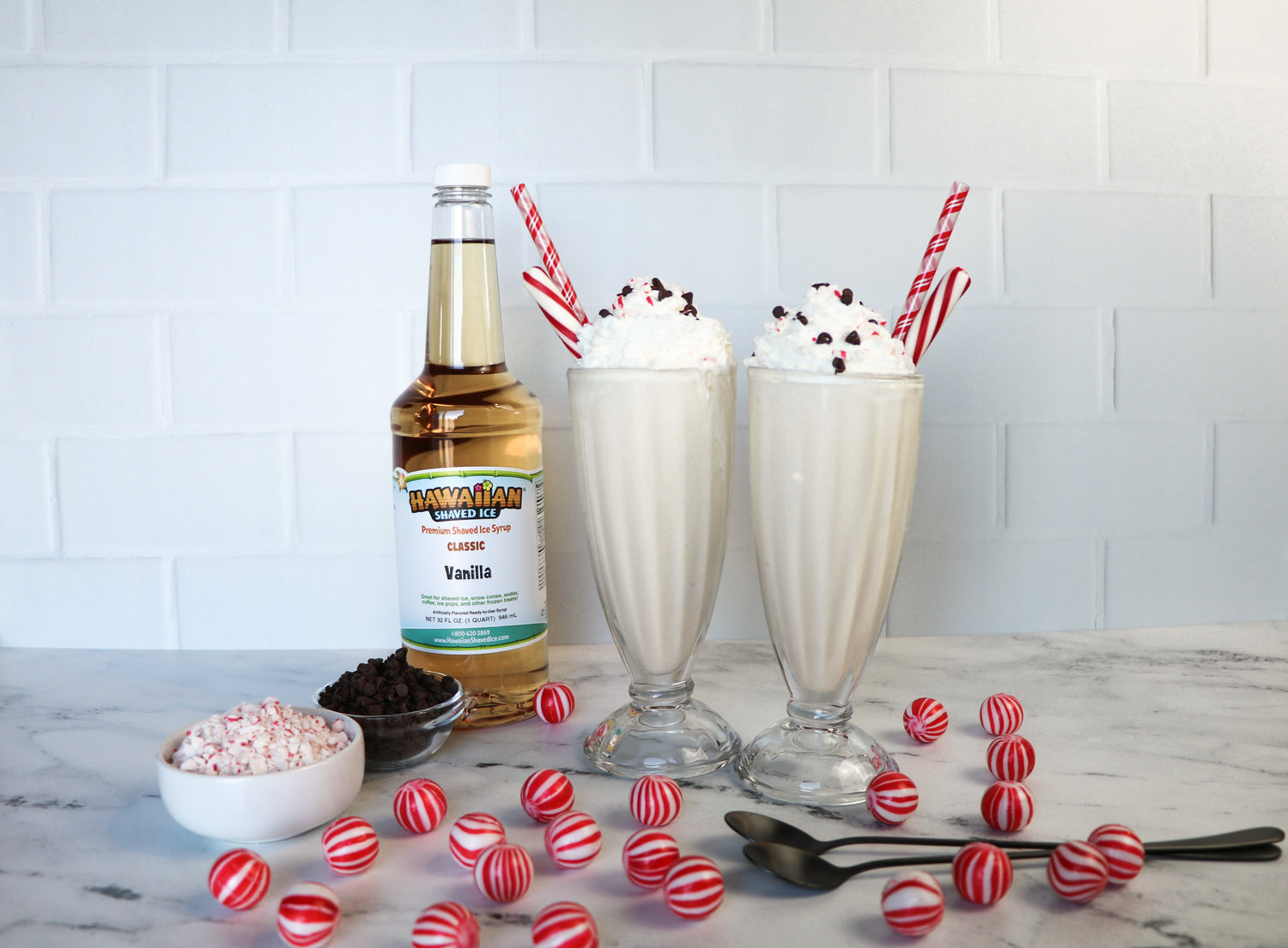 Vanilla Peppermint Holiday Milkshake – Hawaiian Shaved Ice